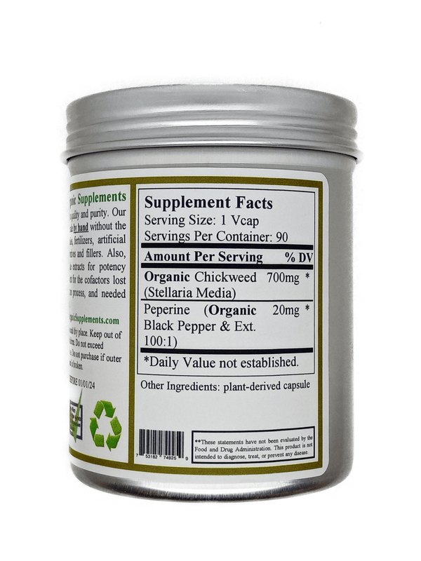 Buy Chickweed Supplement – Green Organic Supplements