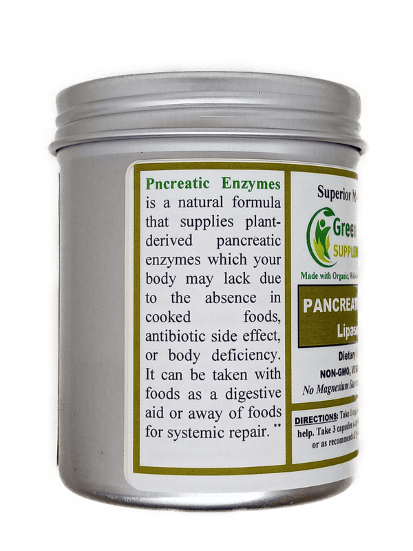 Pancreatic Enzymes, Lipase, Pancreas, Pancreatitis, Pancreatin – Green ...