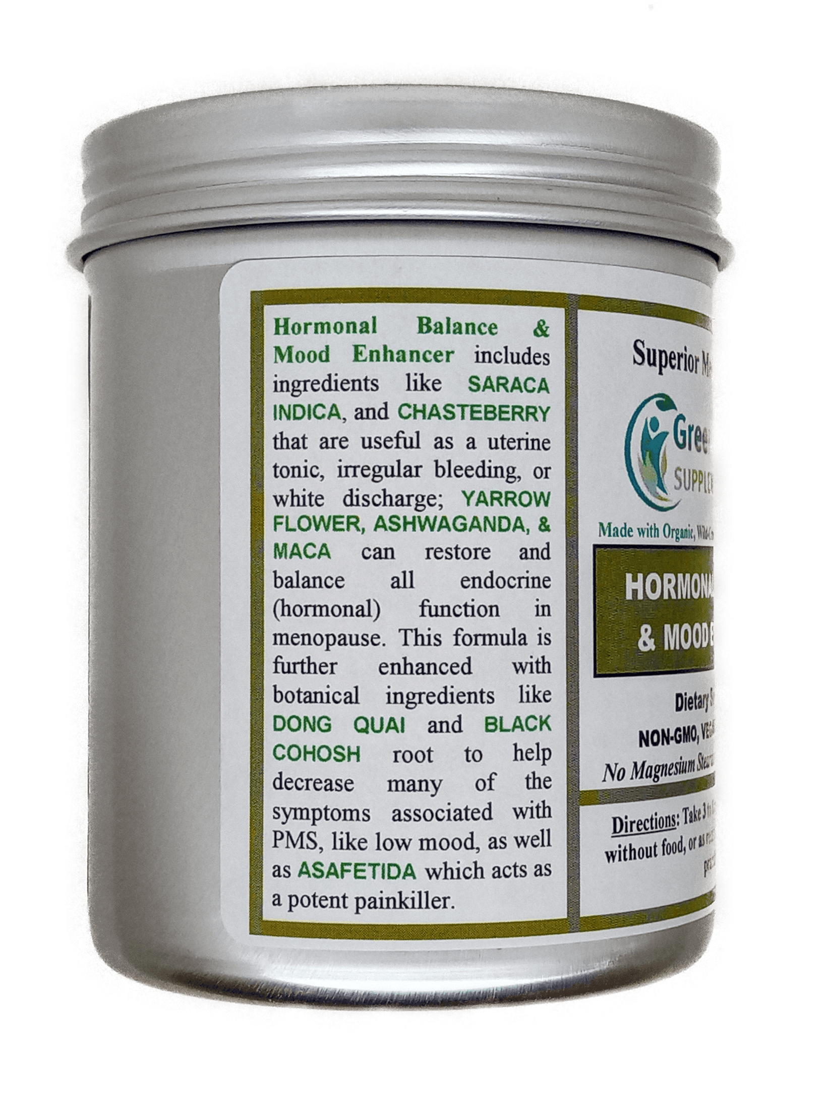PMS, Mood Enhancer, Hormonal Balance, Hormones, Hot Flashes – Green ...