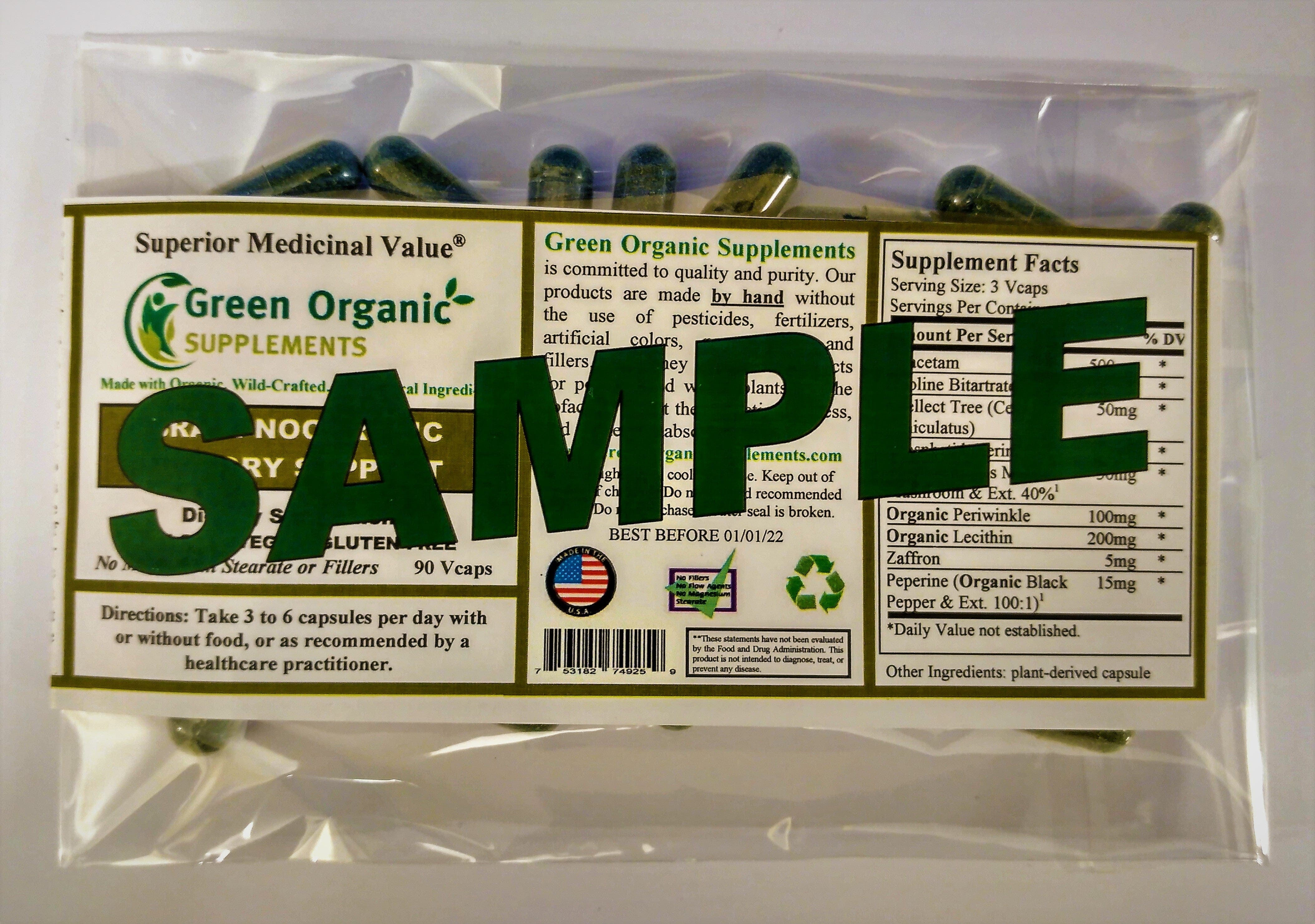 Immune System Enhancer, Sample – Green Organic Supplements