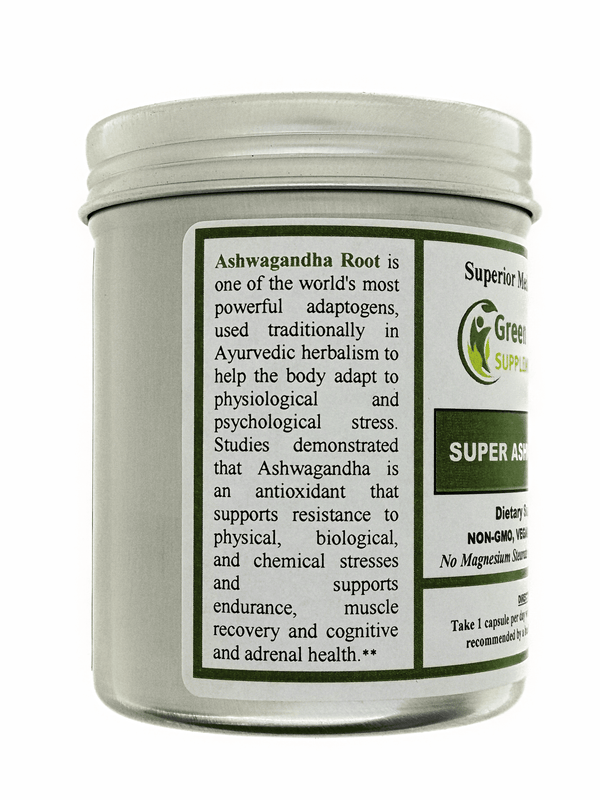 Buy Ashwaganda Anti Stress Anti Anxiety Supplement – Green Organic ...