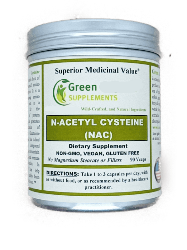 Buy NAC Powder Supplement - Elevate Health Naturally – Green Organic ...